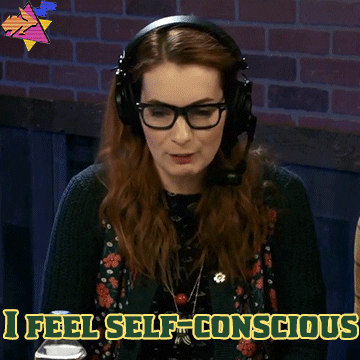 Self Conscious GIFs - Get the best GIF on GIPHY