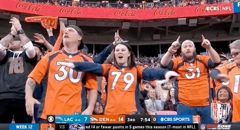 Denver Broncos Football GIF by NFL - Find & Share on GIPHY