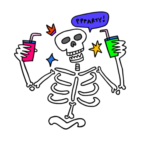 Skeleton Smoking Weed Gif