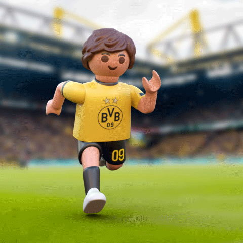 Happy Borussia Dortmund GIF by PLAYMOBIL - Find & Share on GIPHY