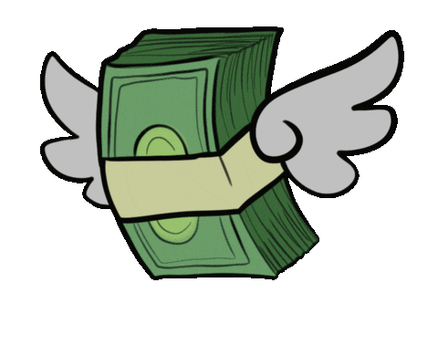 Flying Money Animated Gif