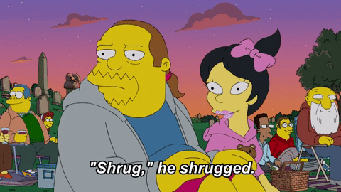The Simpsons Shrug GIF by AniDom - Find & Share on GIPHY
