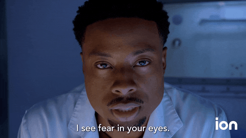 Fear Fearing GIF by ION - Find & Share on GIPHY