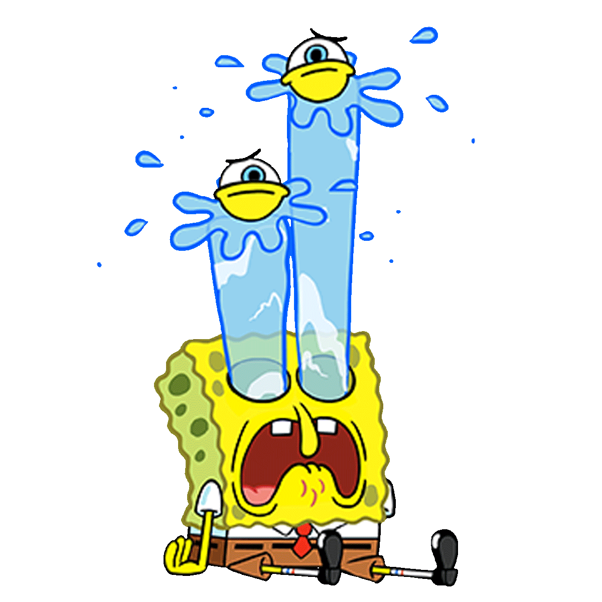 Sad Animation Sticker by SpongeBob SquarePants for iOS & Android | GIPHY