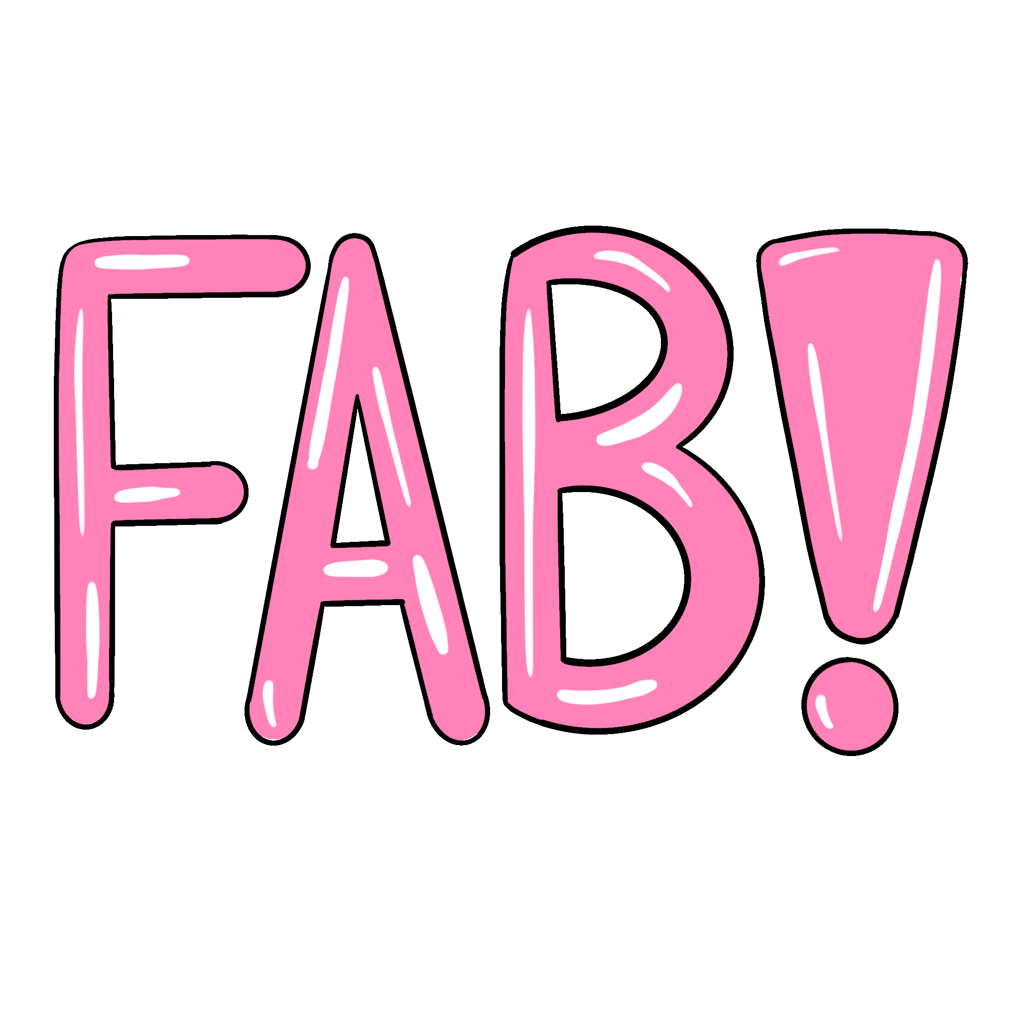 Pink Wow Sticker by MissAllThingsAwesome for iOS & Android | GIPHY