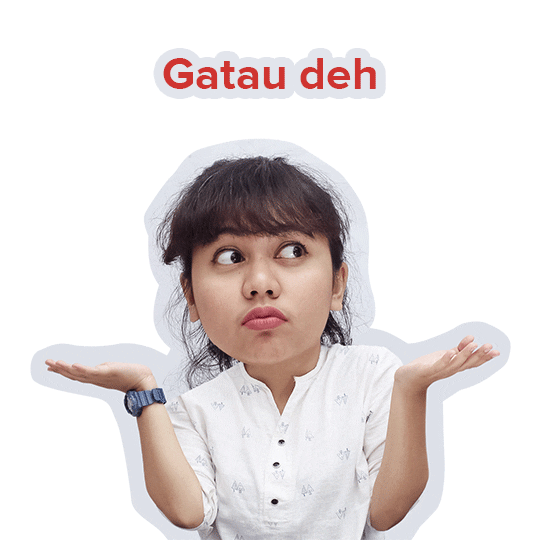 Gatau Idk Sticker by Kulina for iOS & Android | GIPHY