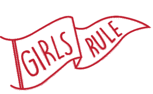 Empowering Girls Rule Sticker by Confetti Rebels for iOS & Android | GIPHY