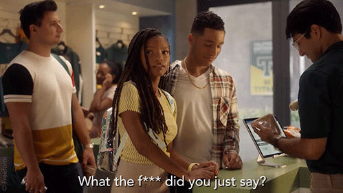 Excuse Me Reaction GIF by grown-ish - Find & Share on GIPHY