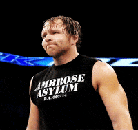 Dean Ambrose Smile Gif