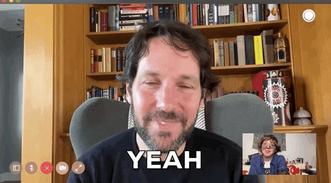 snl, yeah, saturday night live, paul rudd, season 45 – GIF