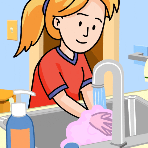Brainpop Wash Your Hands GIFs - Get the best GIF on GIPHY