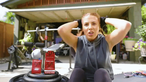 Big Red Workout GIF by Run Gum - Find & Share on GIPHY
