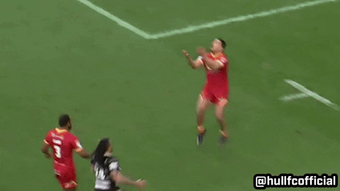 Rugby League Hit GIF by Hull FC - Find & Share on GIPHY