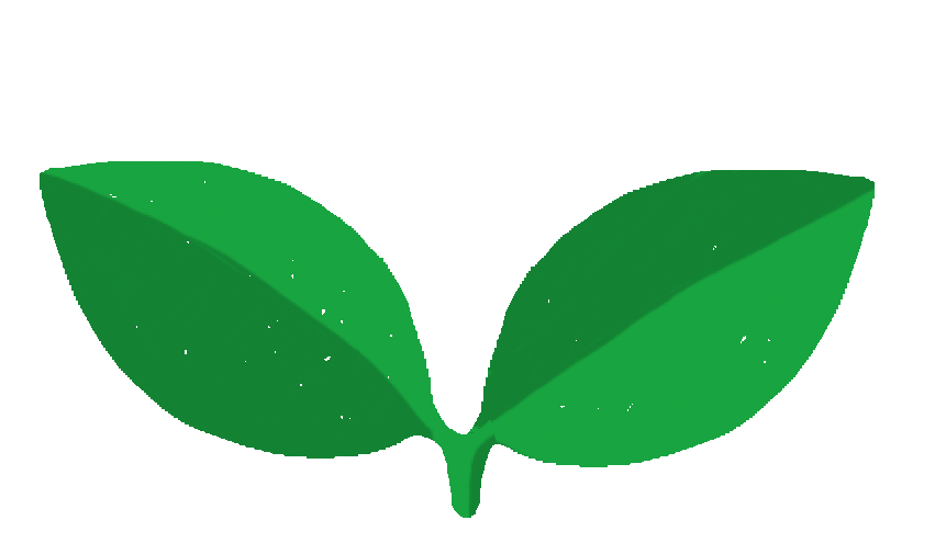 Wave Leaf Sticker by Lazy Vegan for iOS & Android | GIPHY