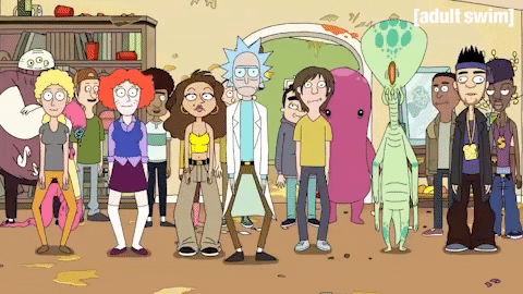 Rick And Morty Dance Gif