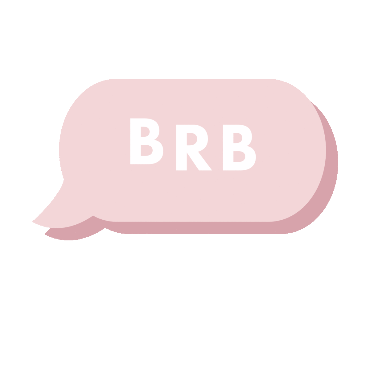Brb Sticker by Wander Beauty for iOS & Android | GIPHY