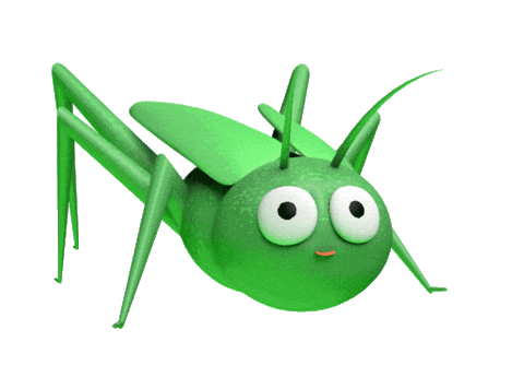 Bug Cricket Sticker by Leon Nikoo for iOS & Android | GIPHY