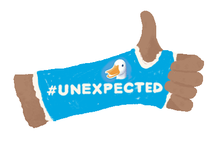 Animation Thumbs Up Sticker by Aflac Duck for iOS & Android | GIPHY