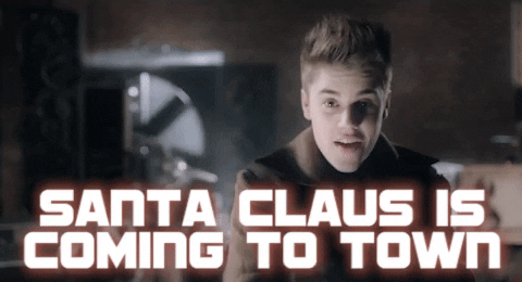 Justin Bieber Santa Claus Is Coming To Town Gif