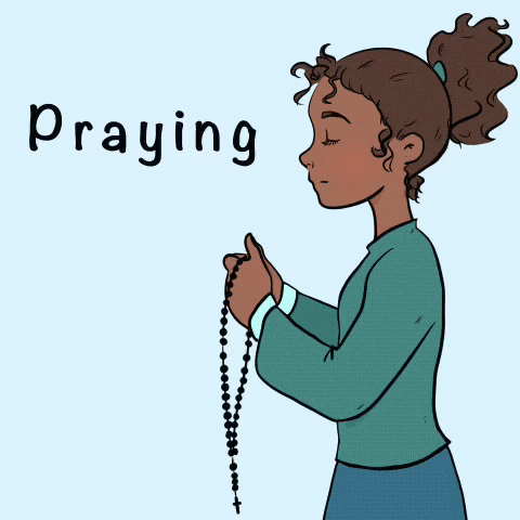 Girl-praying GIFs - Get the best GIF on GIPHY