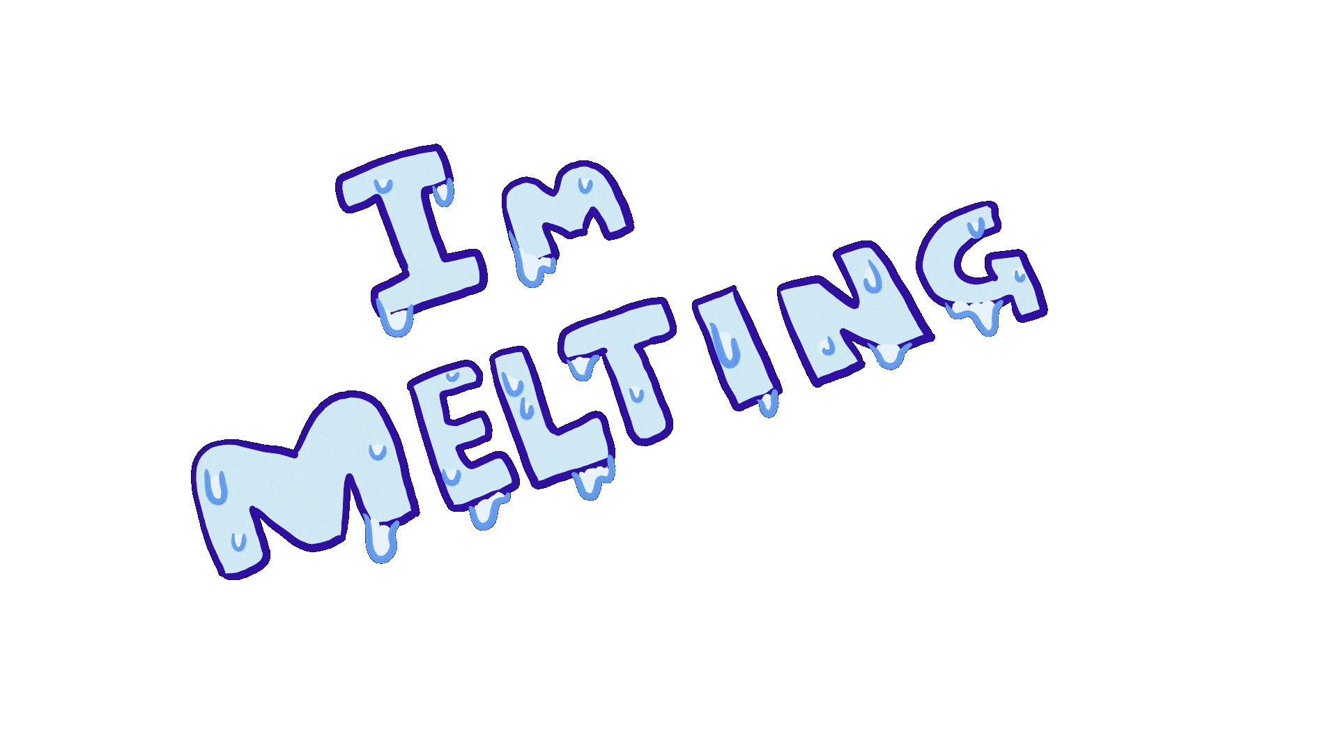 Melting Help Me Sticker for iOS & Android | GIPHY