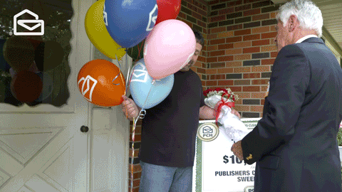 Sweepstakes Bigcheck GIF by Publishers Clearing House - Find & Share on ...