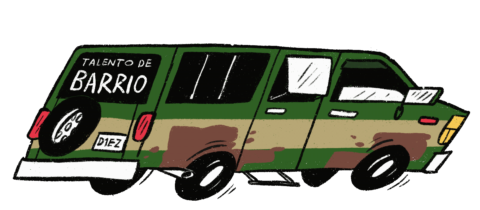 Ride Bus Sticker by Diez for iOS & Android | GIPHY