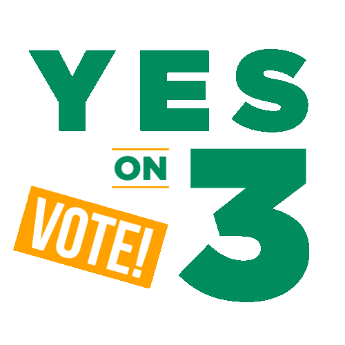 Vote Yes Sticker by Bare Tree Media for iOS & Android | GIPHY