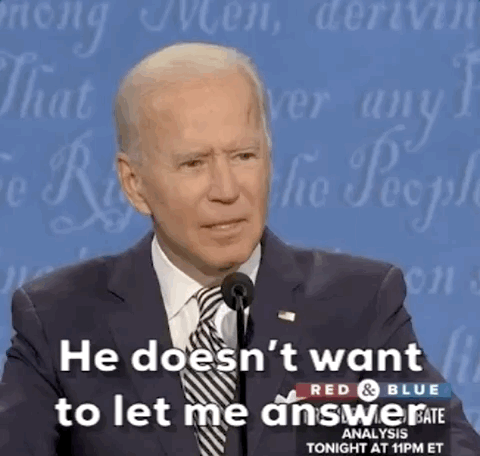 Joe Biden Debate GIF by CBS News - Find & Share on GIPHY