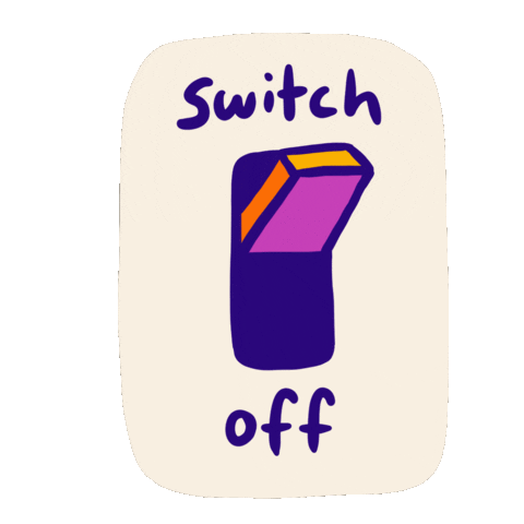 Off And On Sticker by Dovetail for iOS & Android | GIPHY