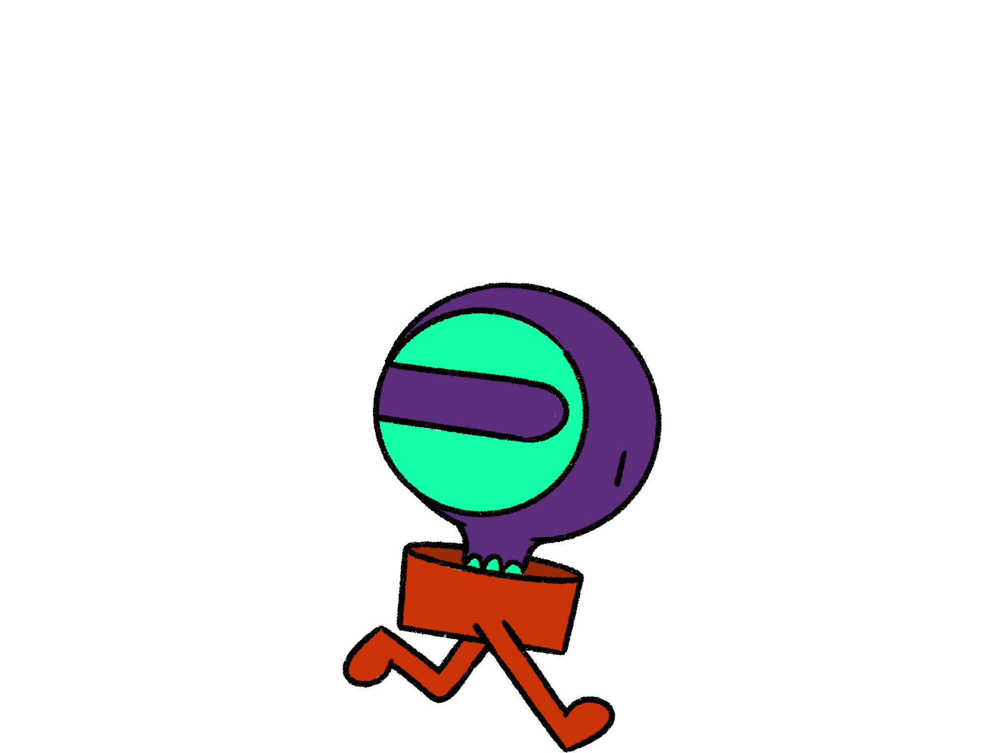 Run Running Sticker by gabicrista for iOS & Android | GIPHY