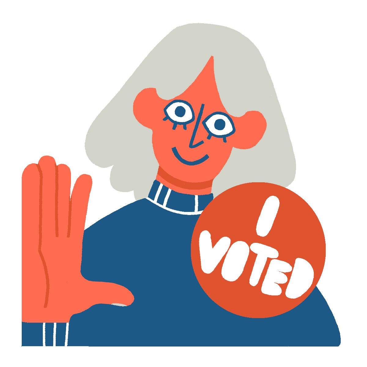 Fun Voting Sticker by imrobinthisjoint for iOS & Android | GIPHY