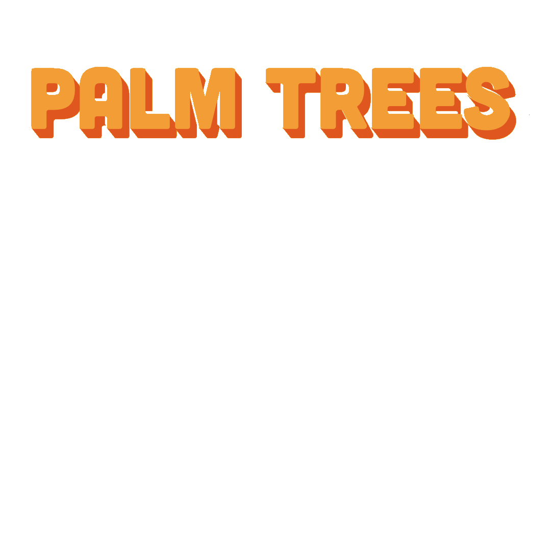 Palm Trees Party Sticker by Malibu Rum for iOS & Android | GIPHY