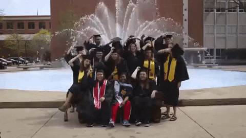 Uw-milwaukee-graduation GIFs - Get the best GIF on GIPHY