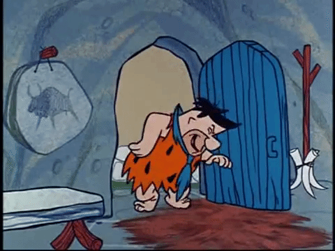 Happy Fred Flintstone GIF - Find & Share on GIPHY