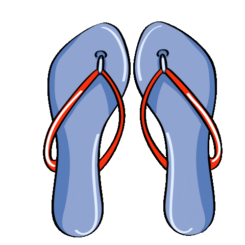 Beach Shoes Sticker by nirmarx for iOS & Android | GIPHY