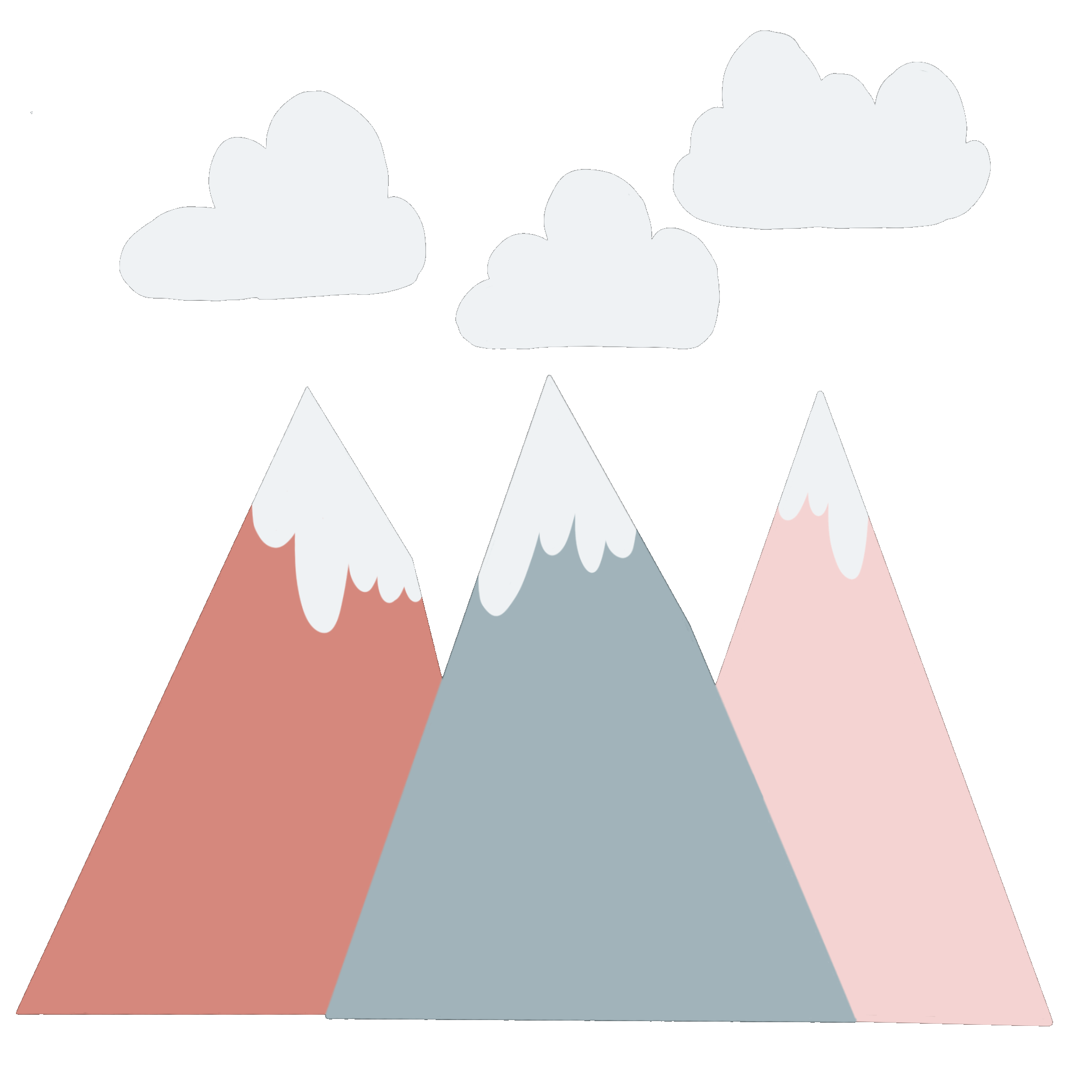 Moving Mountains Illustration Sticker by Christine Polz for iOS ...