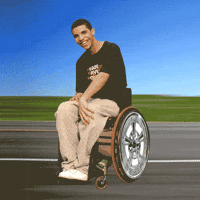 Drake Degrassi Wheelchair Meme