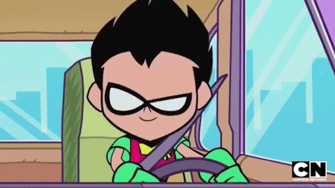 Teen Titans Go Robin Gif