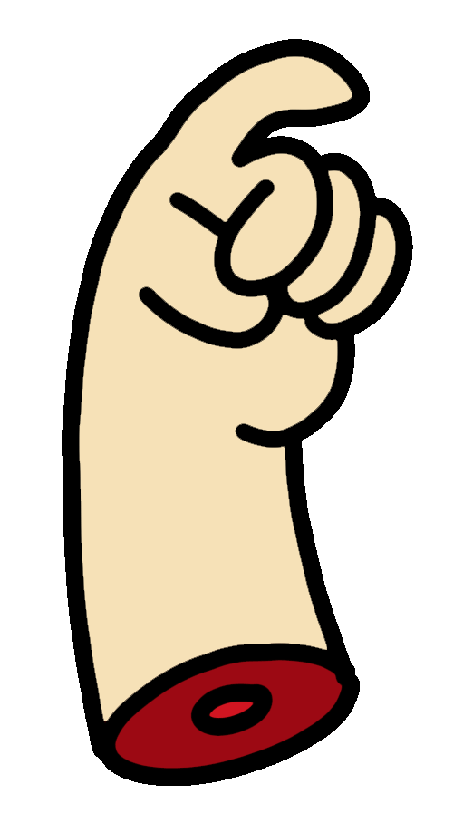 That Way Hand Sticker by orlandosoyyo for iOS & Android | GIPHY