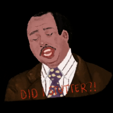 Angry Stanley Hudson GIF - Find & Share on GIPHY