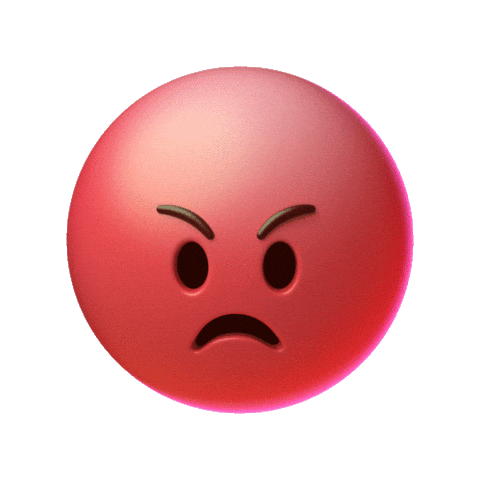 Angry Face Sticker by Emoji for iOS & Android | GIPHY