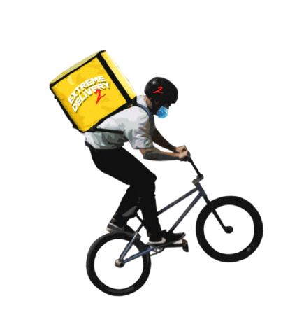 Delivery Rider Sticker by Piramid Studio for iOS & Android | GIPHY