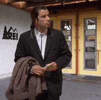 John Travolta Pulp Fiction Gif