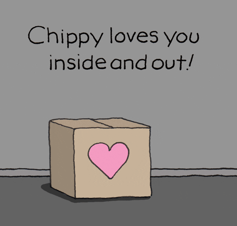 I Love You Inside And Out GIF by Chippy the Dog - Find & Share on GIPHY