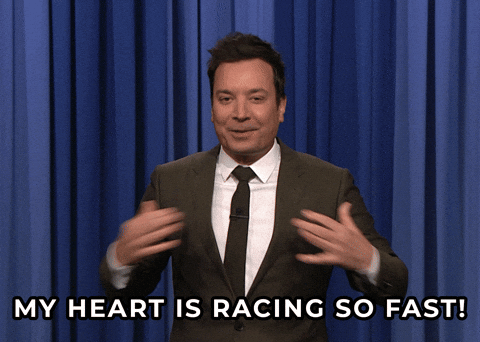 Heart Racing GIFs - Get the best GIF on GIPHY