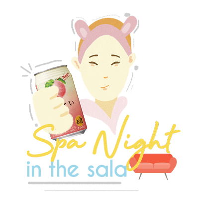 Spa Night In The Sala Sticker by horoyoiMNL for iOS & Android | GIPHY