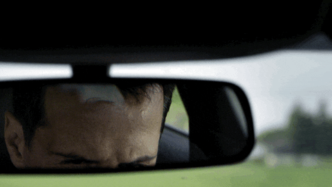 Looking-into-rearview-mirror GIFs - Get the best GIF on GIPHY