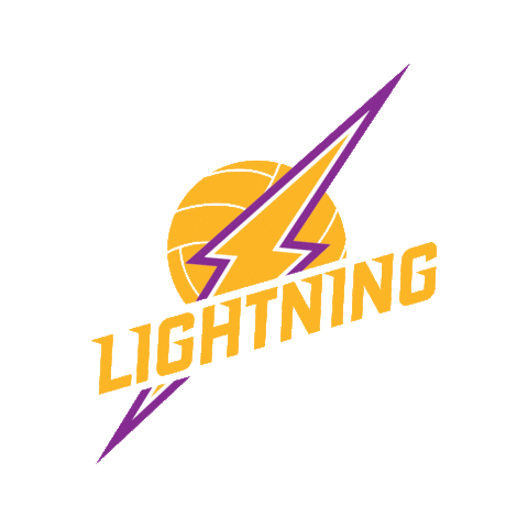 Netball Sclightning Sticker by Sunshine Coast Lightning for iOS ...