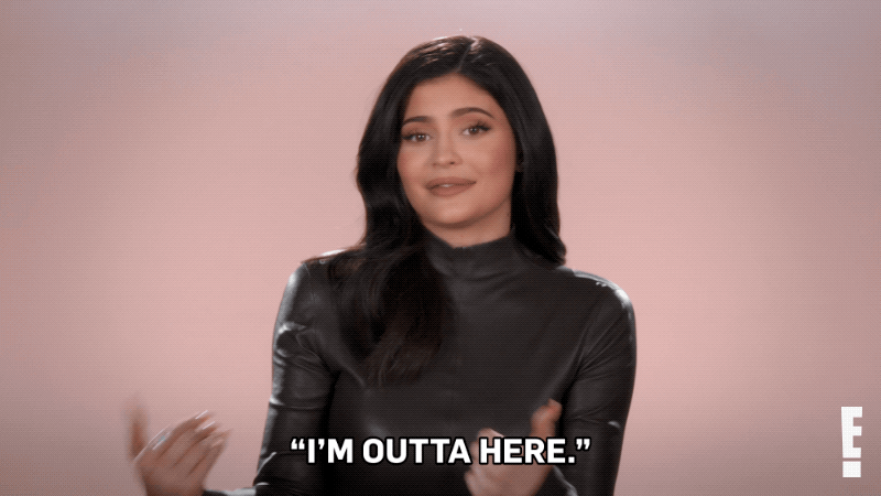 Kylie Jenner Goodbye GIF by E! - Find & Share on GIPHY